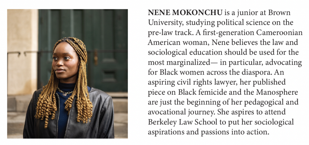 This is a Man’s World: Misogynoir, The Black Manosphere, and the Making ...